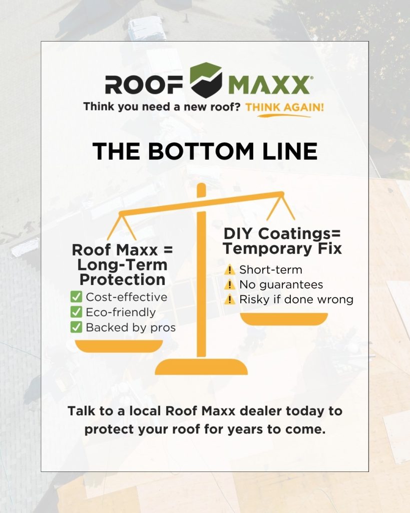 Professional vs. DIY Spray Coating for Asphalt Shingles